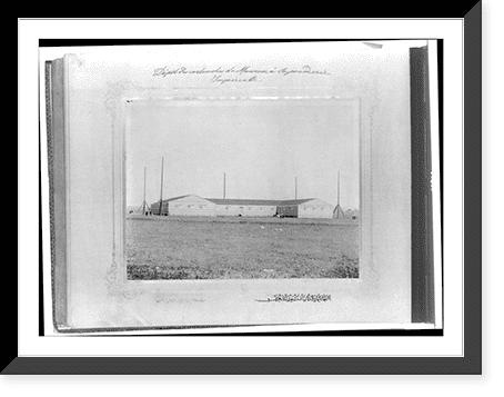 Historic Framed Print, [The Mauser cartridge factory at the Imperial ...