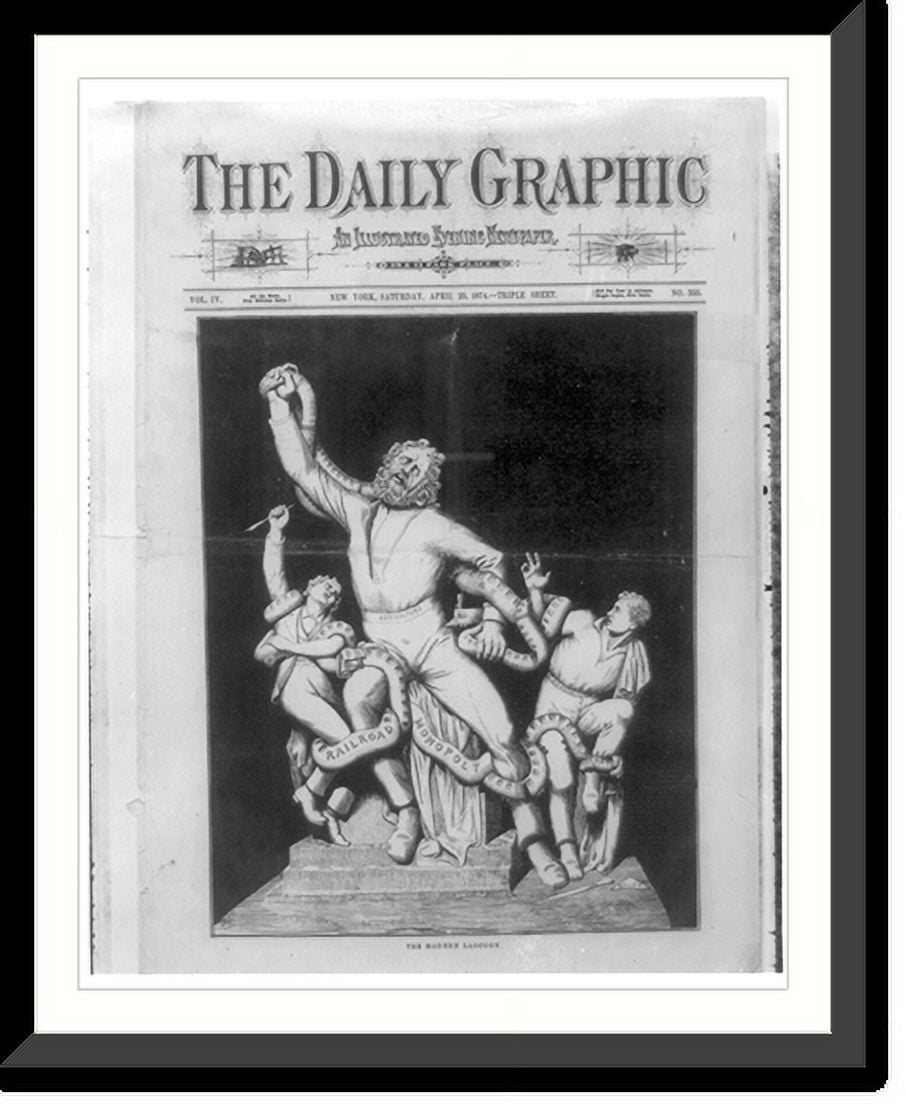 Historic Framed Print, The Modern Laocoon, 17-7/8" x 21-7/8" - Walmart.com