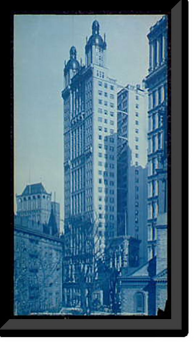 Historic Framed Print, The Park Row Building, New York, 17-7/8" x 21-7/ ...