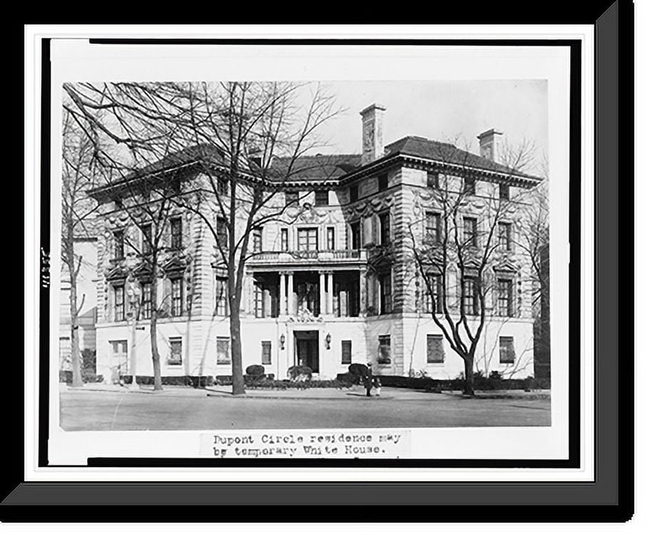 Historic Framed Print, [The Patterson House, owned by Mrs. Elmer ...