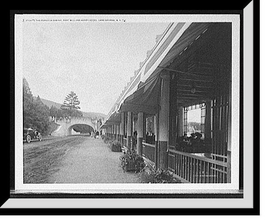 Historic Framed Print, The Pergola Casino, Fort William Henry Hotel ...
