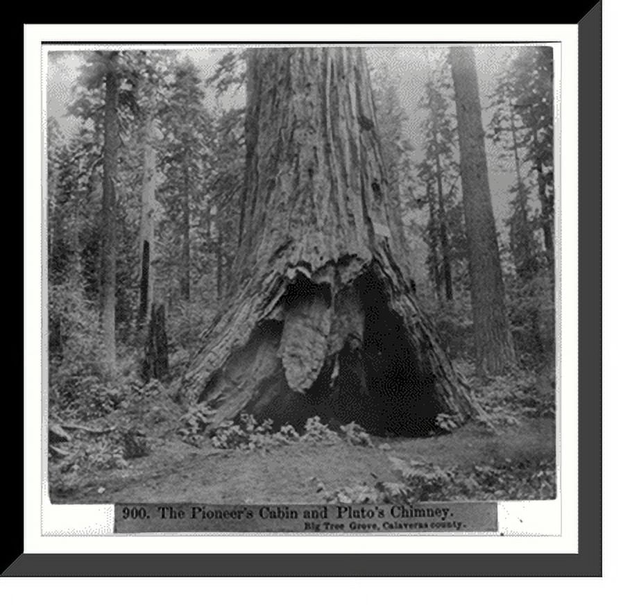 Historic Framed Print, The Pioneer's Cabin and Pluto's Chimney - Big ...