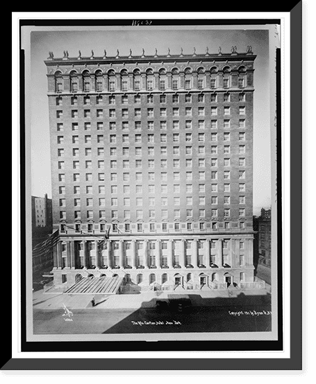 Historic Framed Print, The Ritz-Carlton Hotel New York.Byron, N.Y., 17 ...