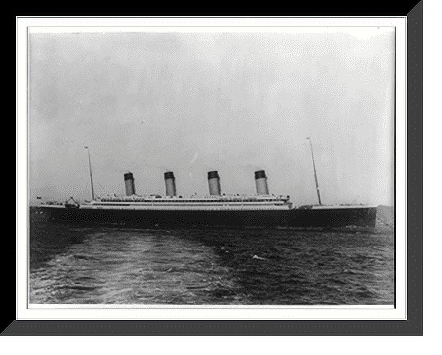 Historic Framed Print, [The S.S. OLYMPIC, 1911: Full lgth. starboard ...