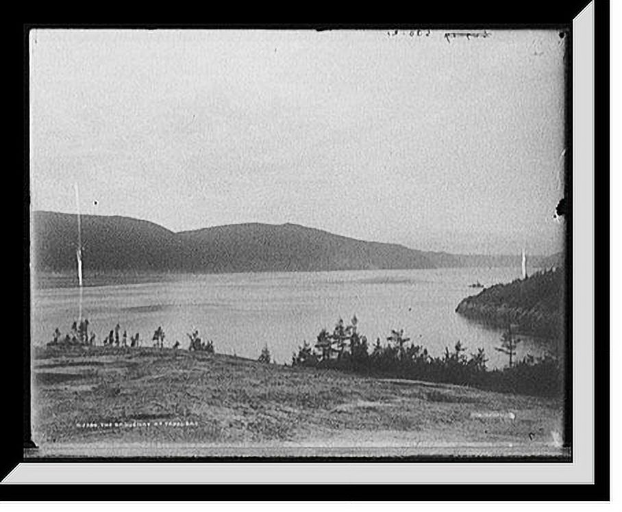 Historic Framed Print, The Saguenay at Tadousac [sic], 17-7/8" x 21-7/8 ...