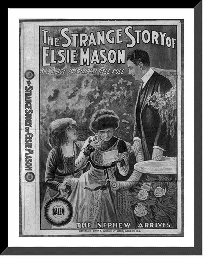 Historic Framed Print, The Strange story of Elsie Mason, 17-7/8" x 21-7 ...
