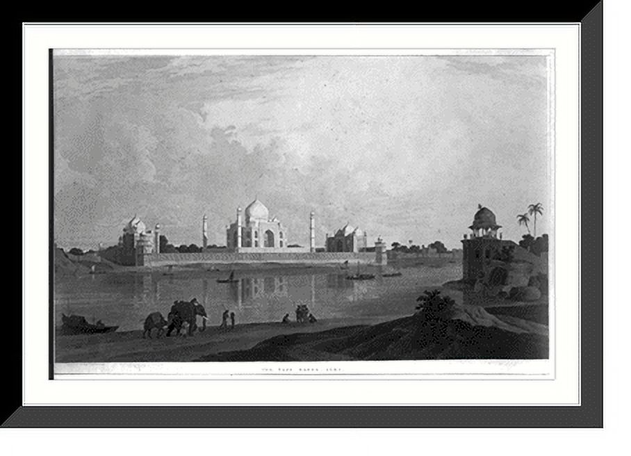 Historic Framed Print, The Taje Mahel, Agra. No. I.drawn & engraved by ...