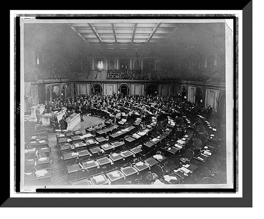 Historic Framed Print, The U.S. House of Representatives, Tuesday ...