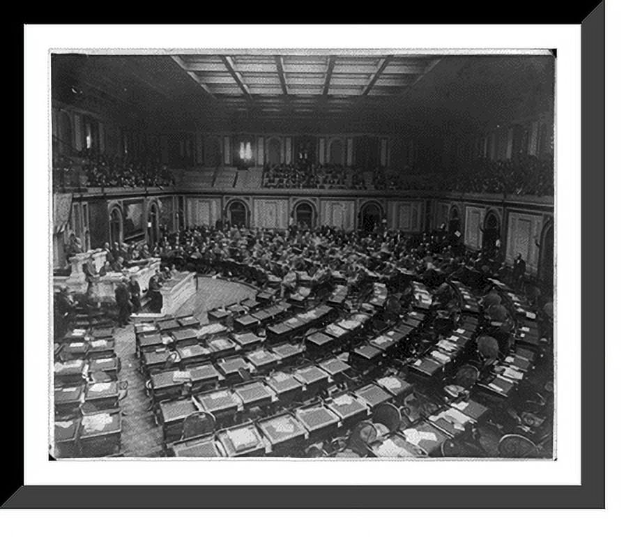 Historic Framed Print, The U.S. House of Representatives, Tuesday ...