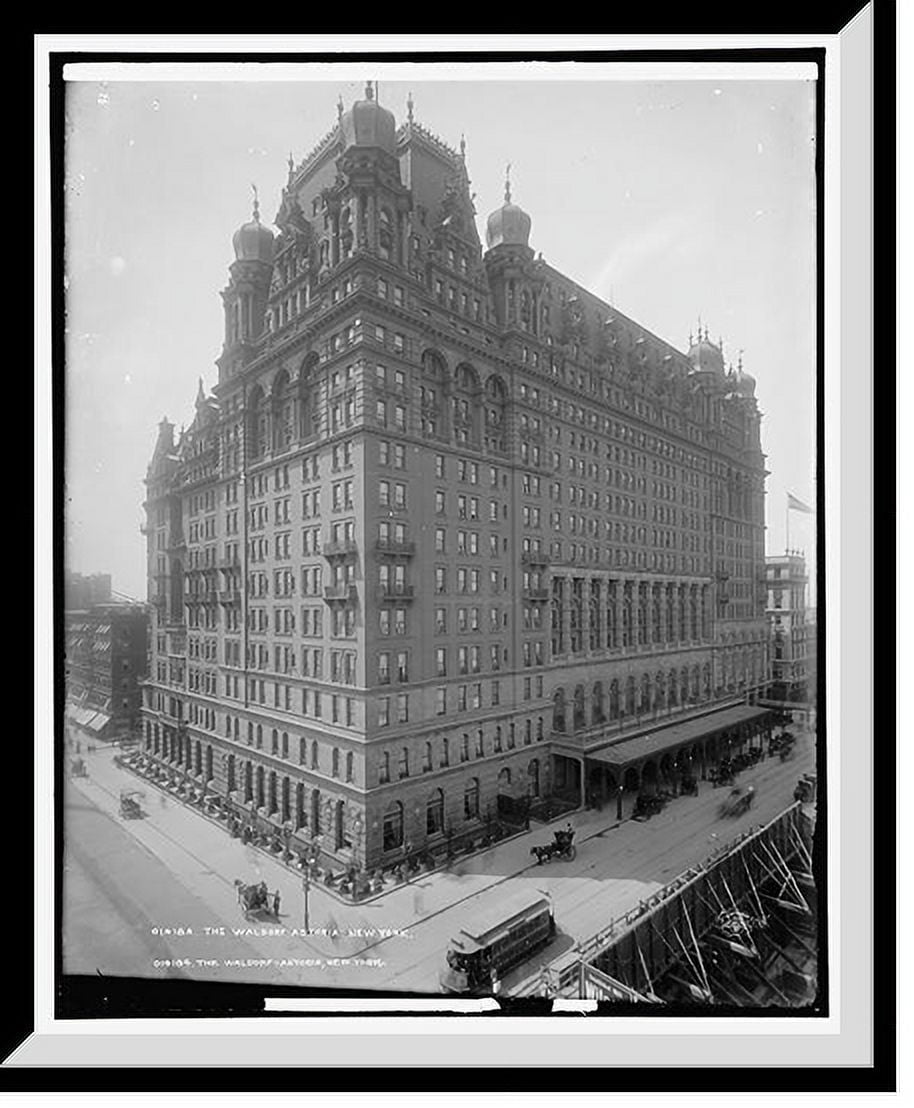 Historic Framed Print, The Waldorf Astoria, New York, 17-7/8" x 21-7/8 ...