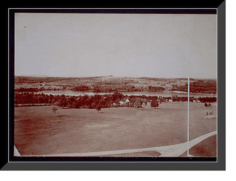 Historic Framed Print, The White Mountains from Poland Springs - 2, 17 ...