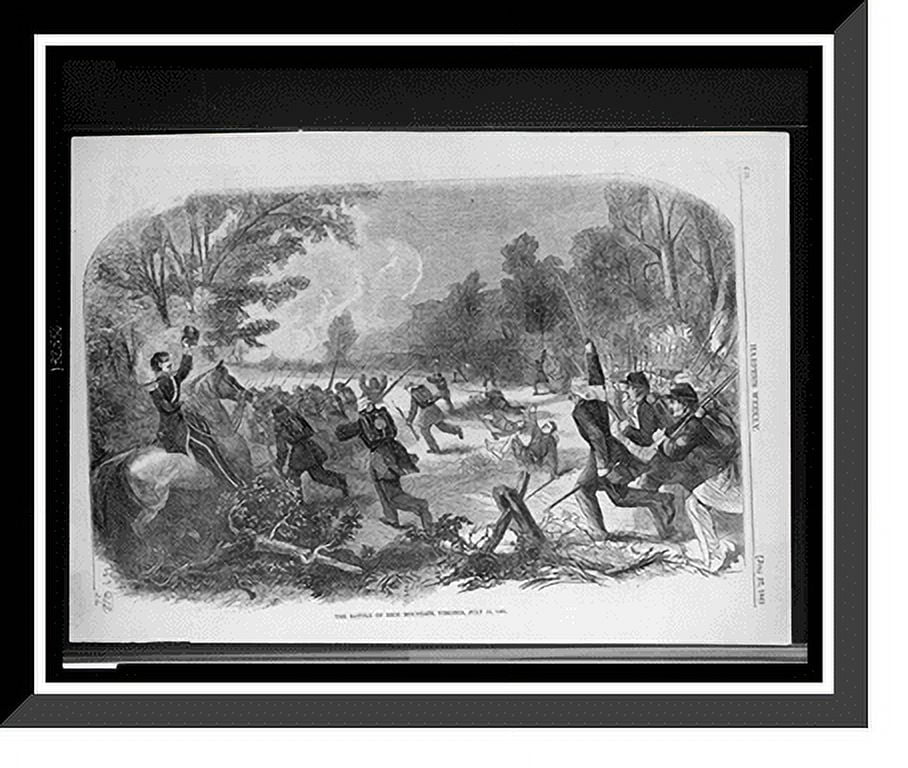 Historic Framed Print, The battle of Rich mountain, Virginia, July 13 ...