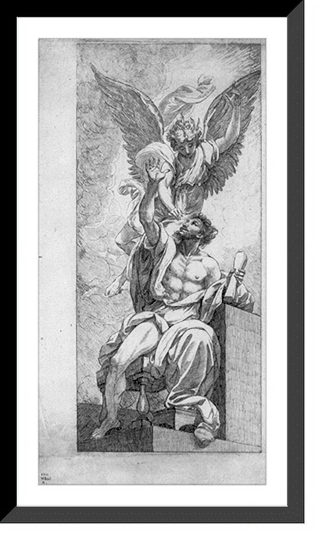 Historic Framed Print, [The calling of Isaiah], 17-7/8" x 21-7/8 ...