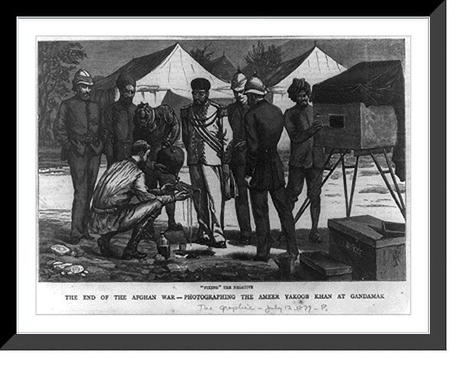Historic Framed Print, The end of the Afghan War - photographing the ...