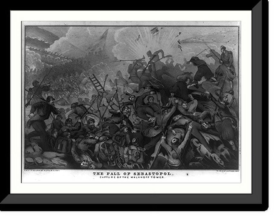 Historic Framed Print, The fall of Sebastopol Capture of the Malakoff ...