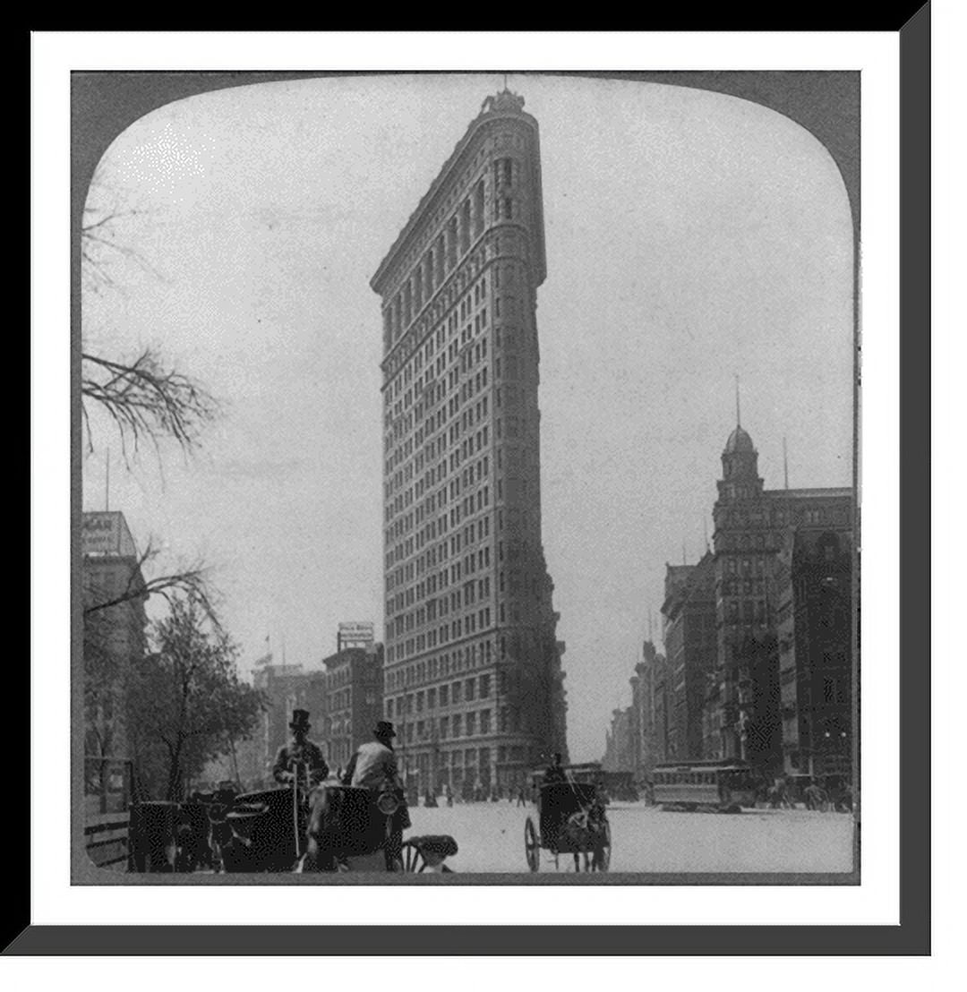 Historic Framed Print, The famous Flatiron" Building - most remarkable ...