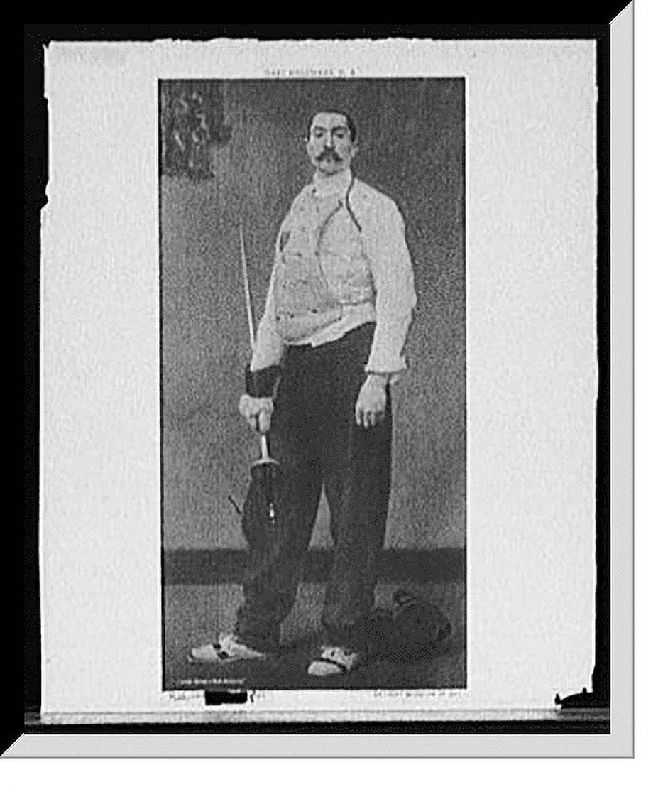 Historic Framed Print, [The fencing master], 17-7/8" x 21-7/8 ...