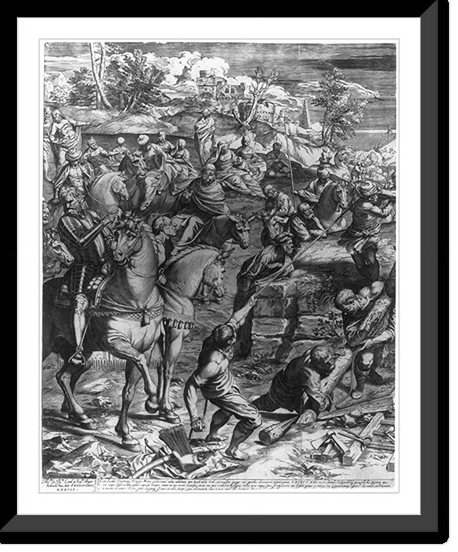 Historic Framed Print, [The great crucifixion], 17-7/8" x 21-7/8 ...