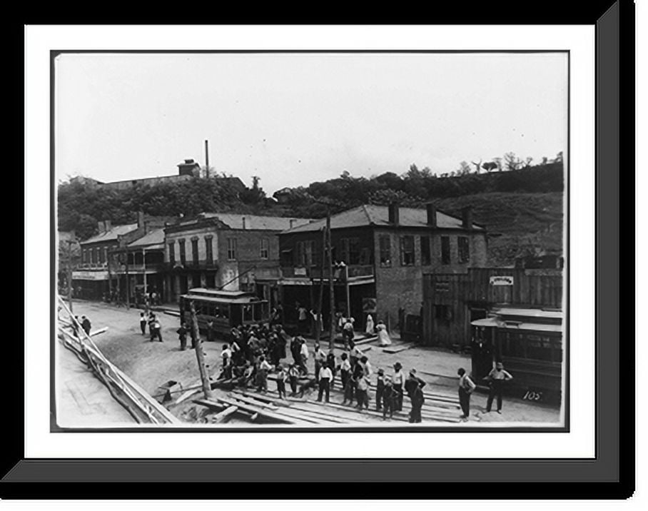 Historic Framed Print, The landing at Natchez, Miss., 17-7/8" x 21-7/8 ...
