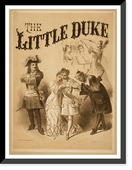 Historic Framed Print, The little duke, 17-7/8" x 21-7/8" - Walmart.com