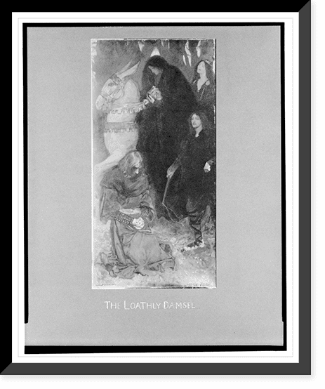 Historic Framed Print, The loathly damsel, 17-7/8" x 21-7/8" - Walmart.com