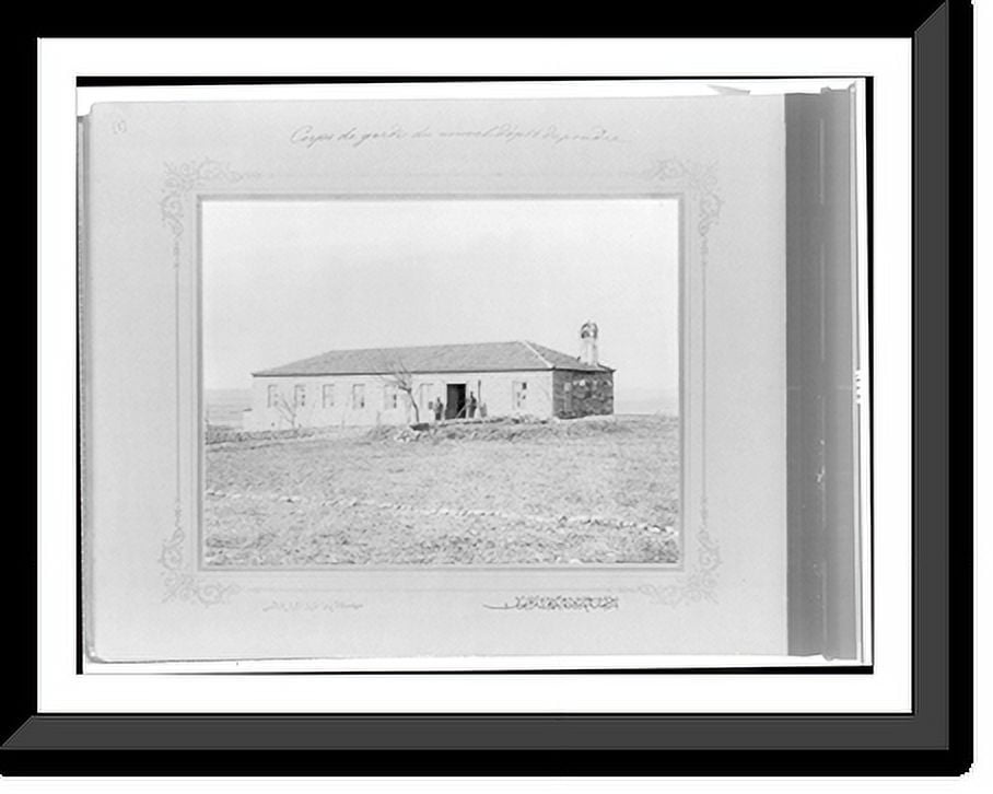 Historic Framed Print, [The new police station at the Imperial ...