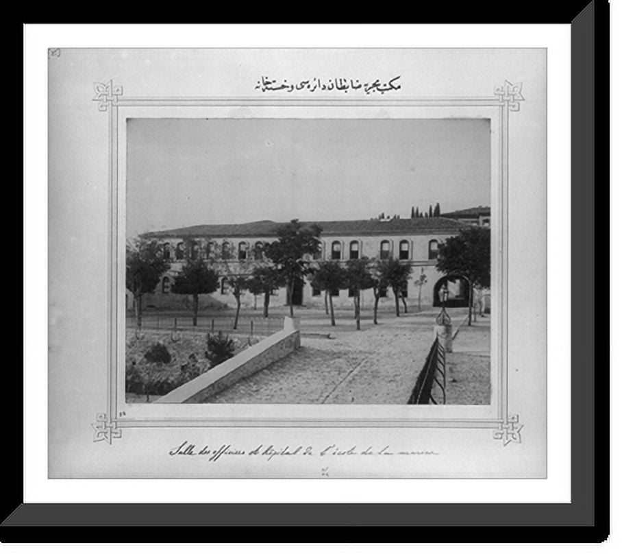 Historic Framed Print, [The officers' quarters in the (Imperial) Naval ...