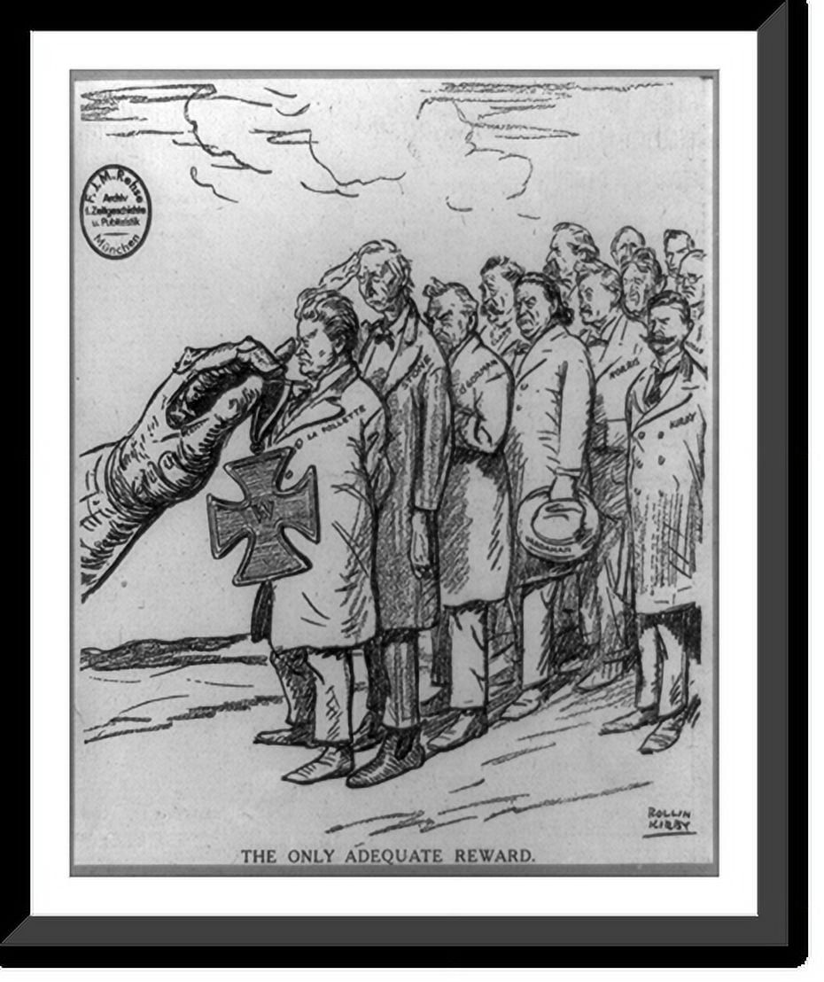 Historic Framed Print, The only adequate reward.Rollin Kirby., 17-7/8 ...