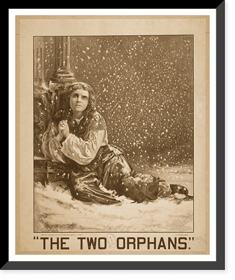 Historic Framed Print, The two orphans, 17-7/8" x 21-7/8" - Walmart.com