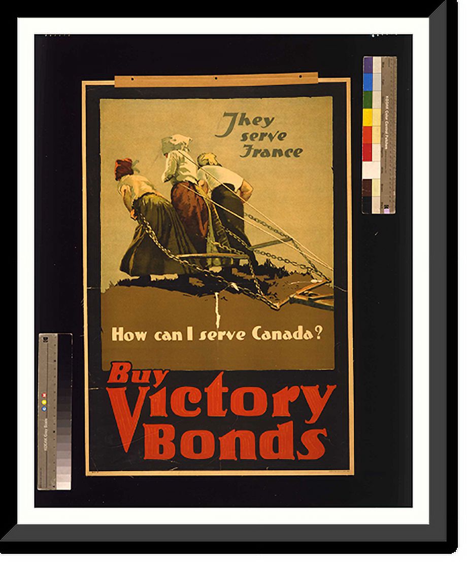 Historic Framed Print, They serve France. How can I serve Canada? Buy ...