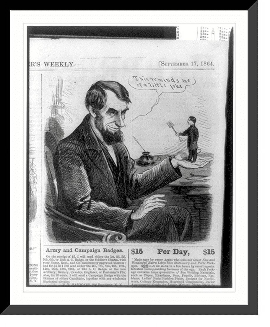 Historic Framed Print, This reminds me of a little joke"", 17-7/8" x 21 ...