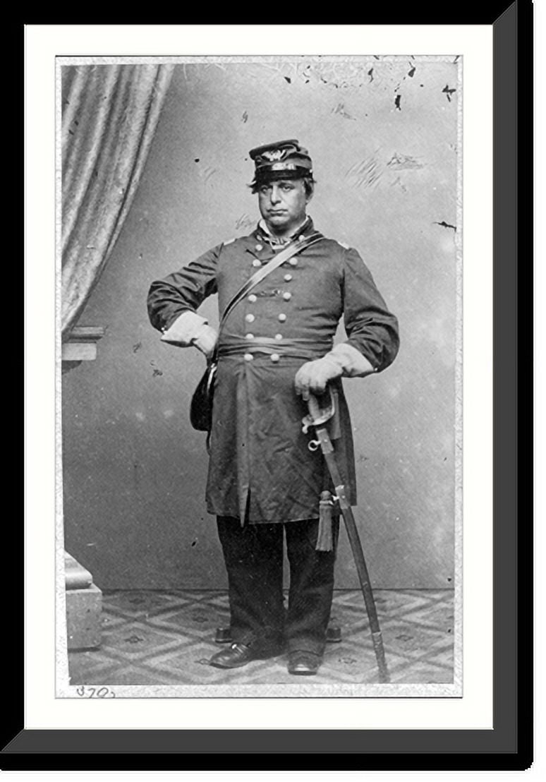 Historic Framed Print, [Thomas A. Rowley, full, standing, facing ...