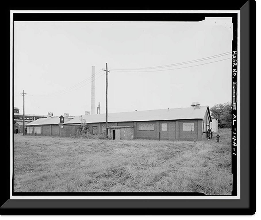 Historic Framed Print, Thomas By-Product Coke Works, Bathhouse, 1200 ...