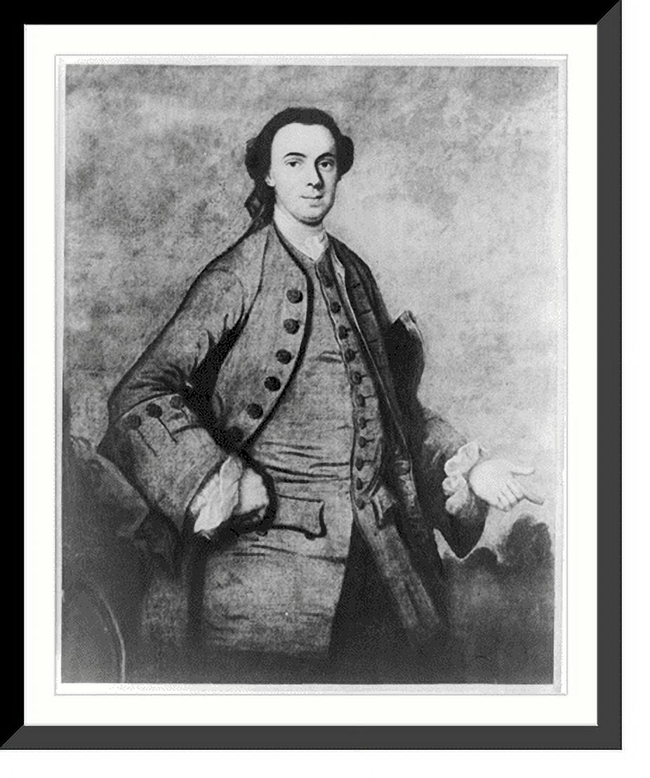 Historic Framed Print, [Thomas Johnson, 1732-1819 three-quarter length ...