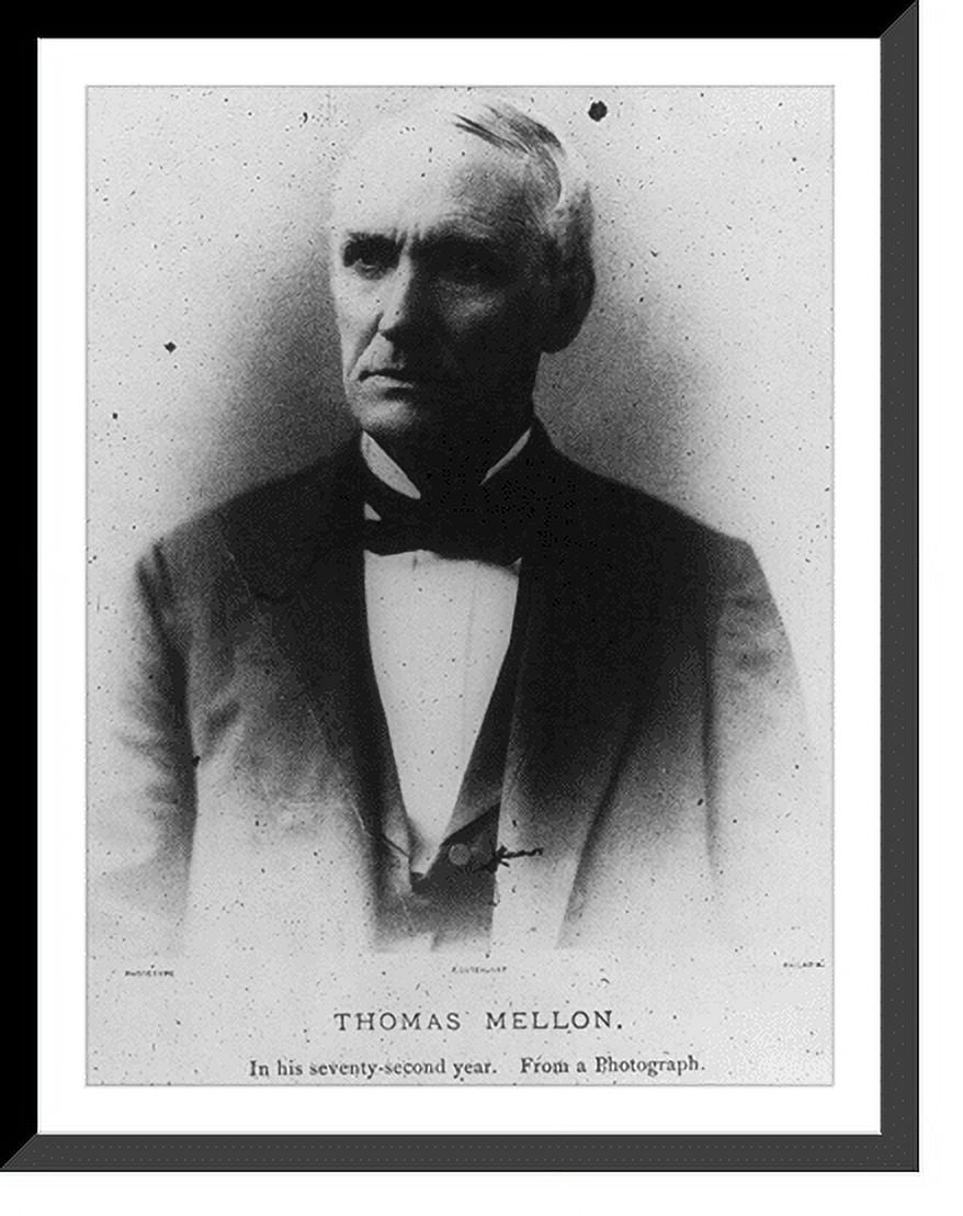 Historic Framed Print, [Thomas Mellon, 1813-1908, head and shoulders ...