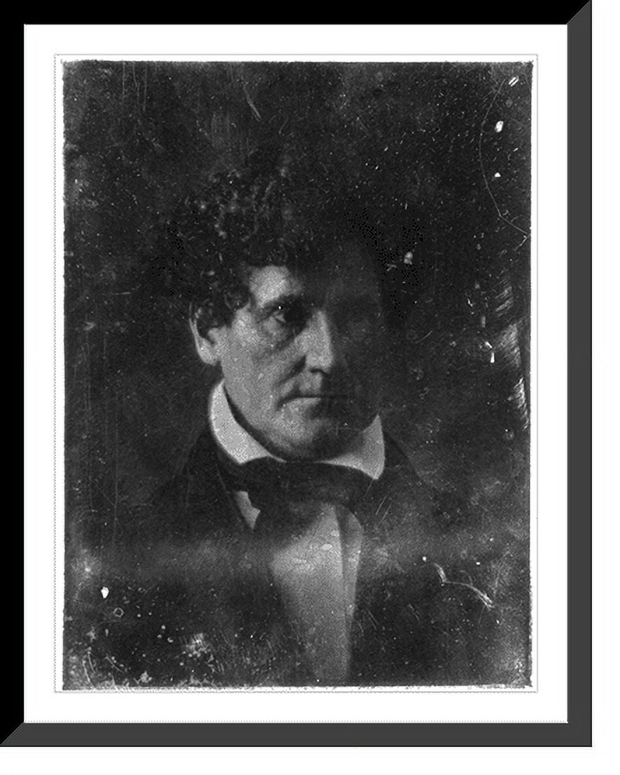 Historic Framed Print, [Thomas Sowerby Hamblin, head-and shoulders ...