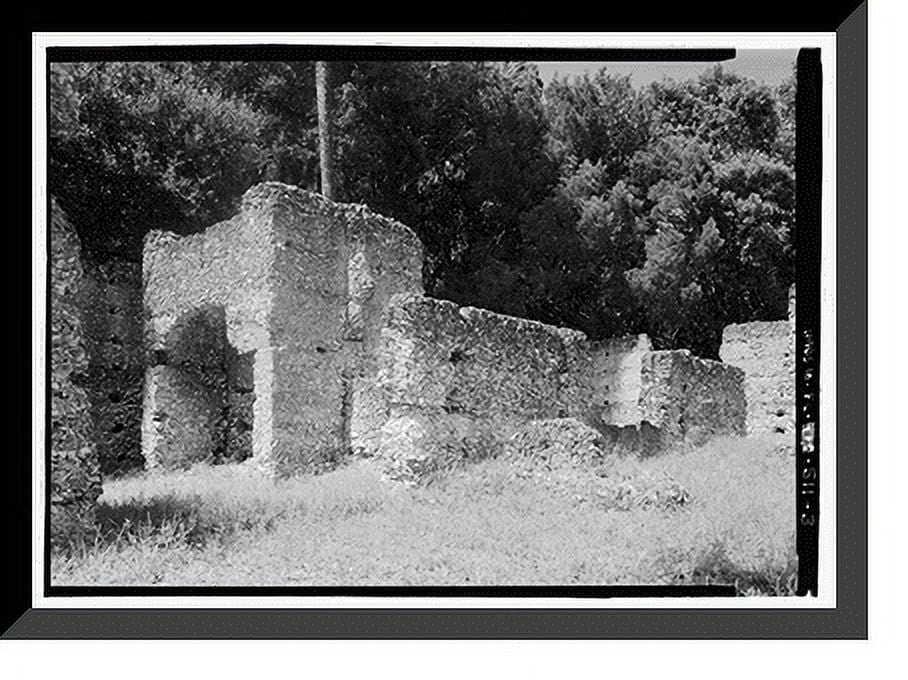 Historic Framed Print, Thomson Tabby House, Fort George Road ...