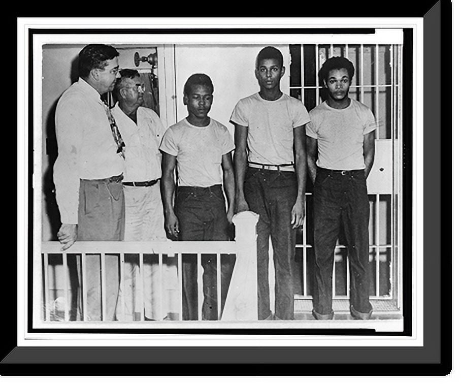 Historic Framed Print, [Three African American men, Walter Irvin ...