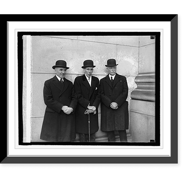 Historic Framed Print, Timothy Smiddy, Vincent Massey, Sir Esme Howard ...