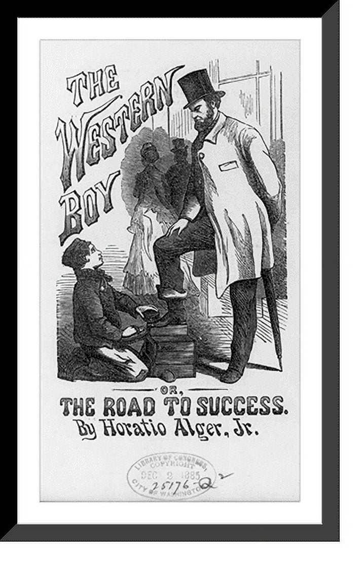 Historic Framed Print, [Title page of The Western Boy, or, The Road to ...