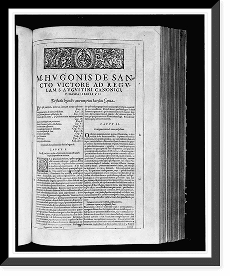 Historic Framed Print, [Title page with allegorical illustration at top ...