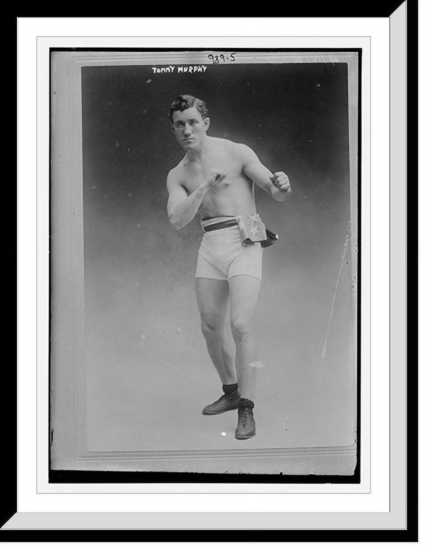Historic Framed Print, Tommy Murphy in boxing pose, 17-7/8" x 21-7/8 ...