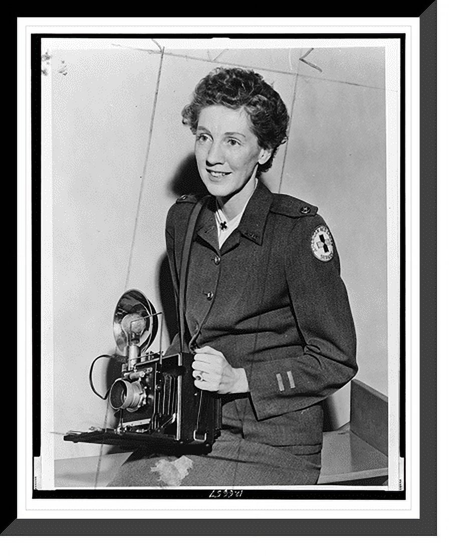 Historic Framed Print, [Toni Frissell, half-length portrait, seated ...
