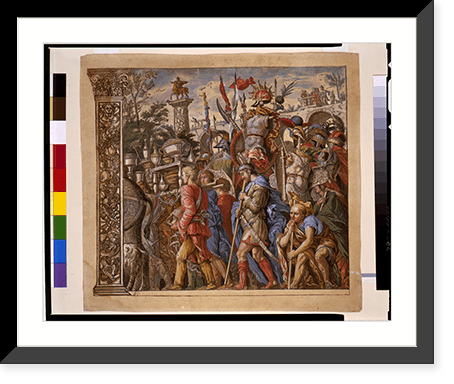 Historic Framed Print, [Triunph(us) Caesaris (The triumph of Julius ...