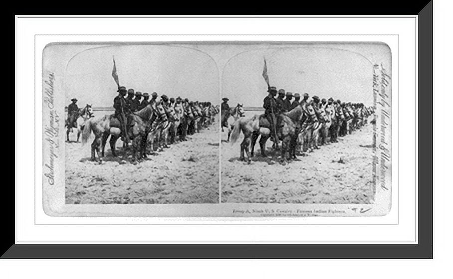 Historic Framed Print, Troop A, Ninth U.S. Cavalry - Famous Indian ...