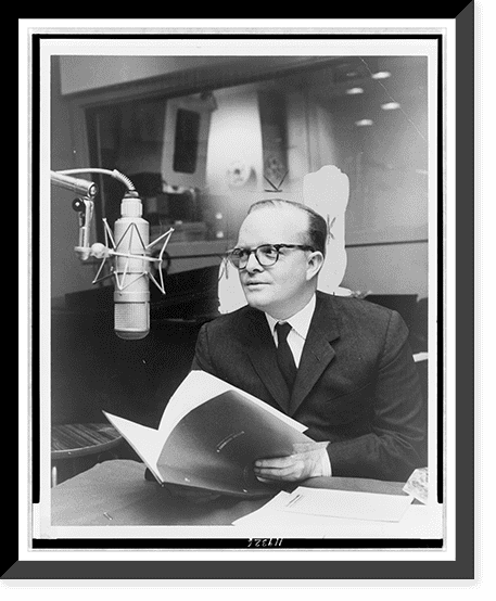 Historic Framed Print, [Truman Capote, half-length portrait, facing ...