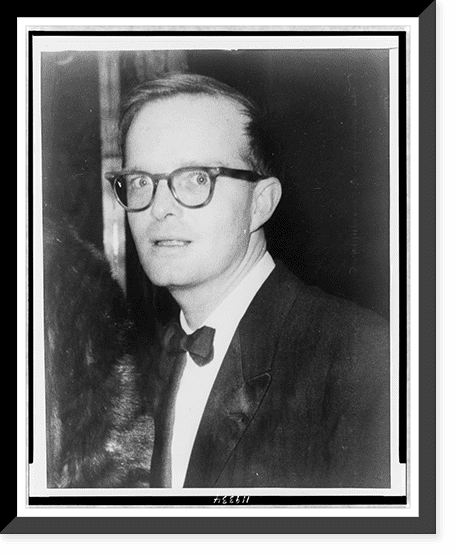 Historic Framed Print, [Truman Capote, head-and-shoulders portrait ...