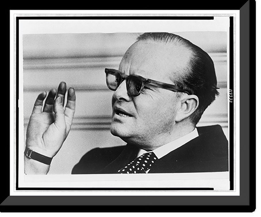 Historic Framed Print, [Truman Capote, head-and-shoulders portrait ...