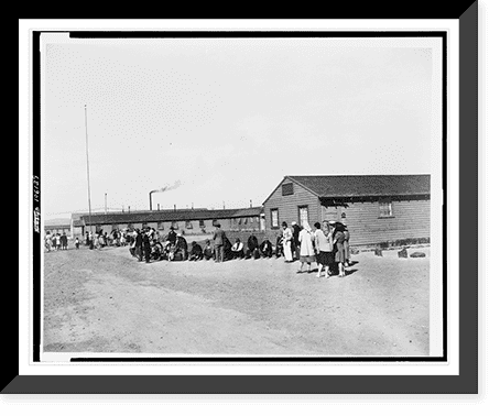 Historic Framed Print, [Tule Lake segregation center, Newell ...
