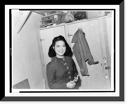 Historic Framed Print, [Tule Lake segregation center, Newell ...